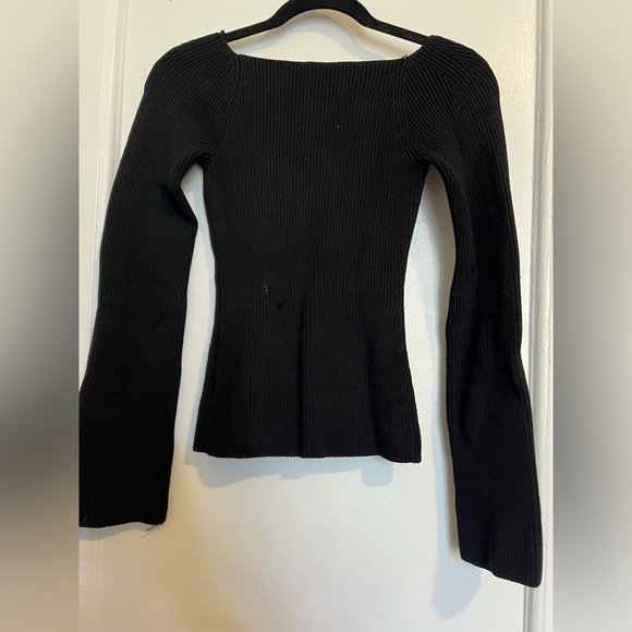 Pixie Market | Tops | Pixie Market Chiara Knit Bustier Top In Black ...